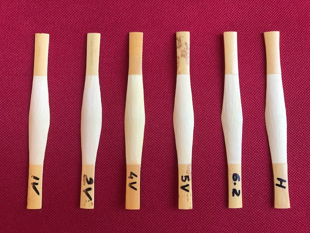 Bassoon cane gouged, profiled and shaped - Andanterondo